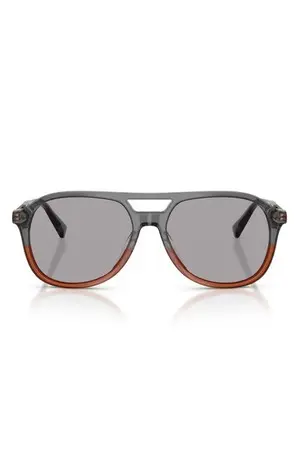 Brunello Cucinelli Silver Tone Eyewear For Men