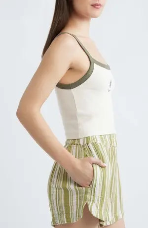 Rip Curl Embroidered Sun Baby Tank - Bone