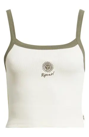 Rip Curl Embroidered Sun Baby Tank - Bone
