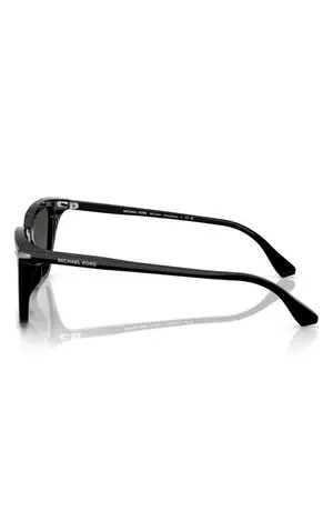 Michael Kors Everglades Cat Eye Sunglasses - Black/silver Flash Gradient