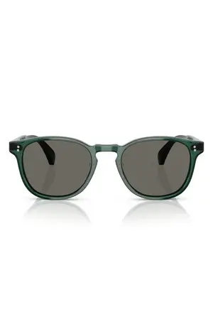 Oliver Spencer Finley Esq. Sunglasses - Translucent Dark Teal