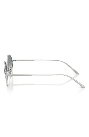 Oliver Spencer Khaite Round Sunglasses - Silver/grey Gradient