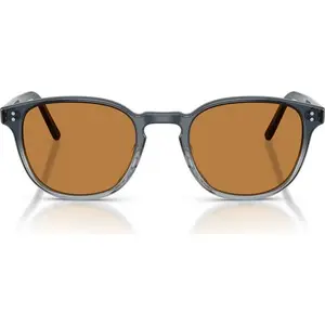 Oliver Spencer Fairmont Sunglasses - Twilight Gradient/cognac