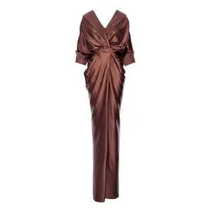 ACOB À PORTER Draped Maxi Dress