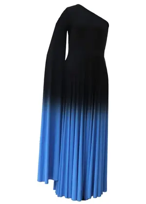 VAAI Ombre Pleated Gown
