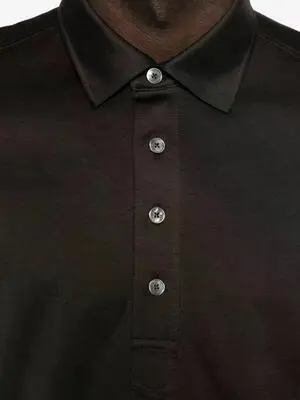Zegna Short-sleeved Polo Shirt - Brown