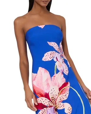 MILLY Vera Satin Maxi Dress