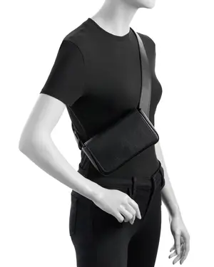 MANSUR GAVRIEL Box Sling Leather Crossbody Bag - Black