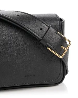 MANSUR GAVRIEL Box Sling Leather Crossbody Bag - Black