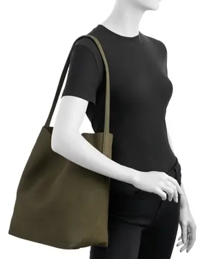 MANSUR GAVRIEL Everyday Cabas Leather Shoulder Bag - Algae