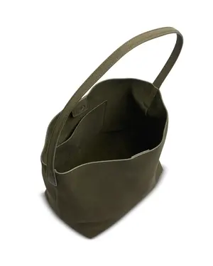 MANSUR GAVRIEL Everyday Cabas Leather Shoulder Bag - Algae