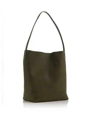 MANSUR GAVRIEL Everyday Cabas Leather Shoulder Bag - Algae
