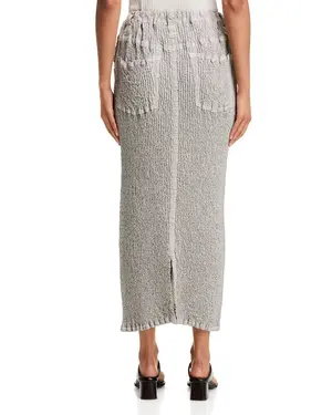 Issey Miyake Wavelet Maxi Skirt