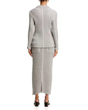 Issey Miyake Wavelet Maxi Skirt