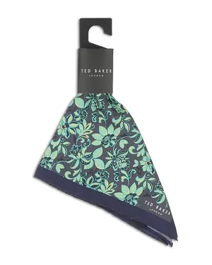 Ted Baker London Satin Floral Pocket Square