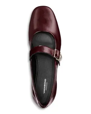 VAGABOND SHOEMAKERS Jolin Patent Leather Mary Jane Flats - Cherry