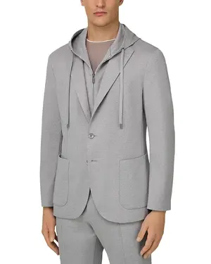 Boggi Milano Hooded Outerwear For Men