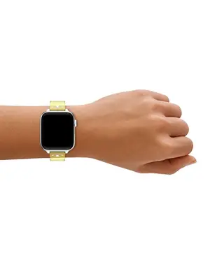 Tory Burch T Wrap Jelly Band For Apple Watch - Yellow