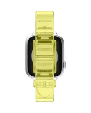 Tory Burch T Wrap Jelly Band For Apple Watch - Yellow