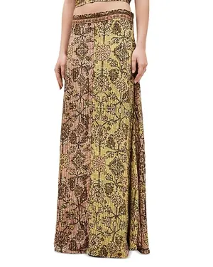 Ba&sh Printed Maxi Skirt