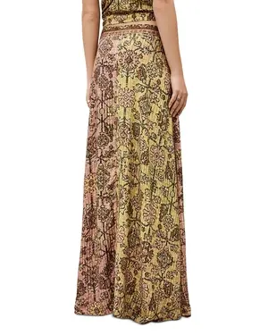 Ba&sh Printed Maxi Skirt