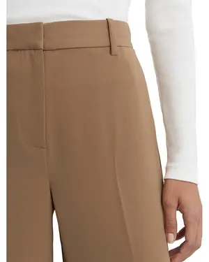 REISS Margeaux Wide Leg Tailored Pants - Camel