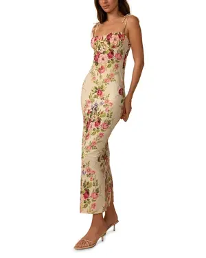 MONTCE Petal Long Slip Dress Cover-up