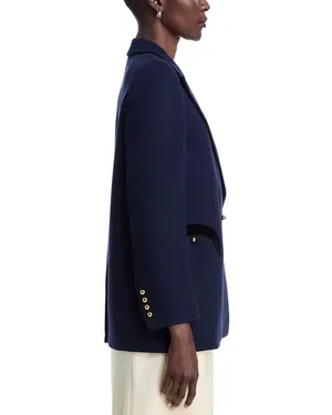 BLAZÉ MILANO Resolute Everyday Double Breasted Blazer - Navy