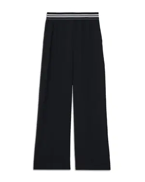 REISS Sonnie Wide Leg Pants - Navy
