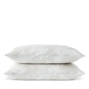CHRISTY Beatrice Cotton Sateen Pillowcase Pair, Standard - Beige