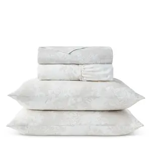 CHRISTY Beatrice Cotton Sateen Pillowcase Pair, Standard
