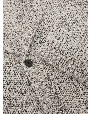 REISS Addis Regular Fit Marled Knit Shirt