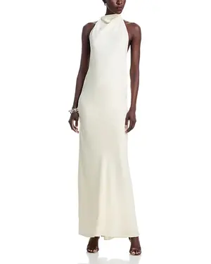 Brandon Maxwell High Neck Evening Dresses