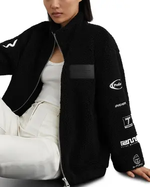 REISS X Mclaren Logo Speedmark Jacket - Black