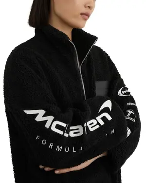 REISS X Mclaren Logo Speedmark Jacket - Black
