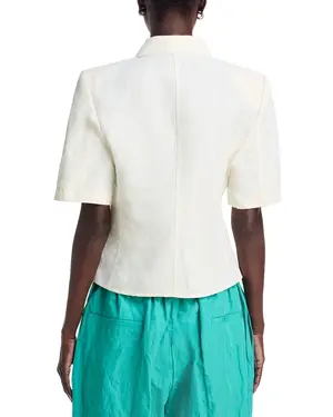 WILLY CHAVARRIA Chavela Short Sleeve Shirt - Masa