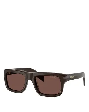 Prada Rectangular Sunglasses - Bordeaux