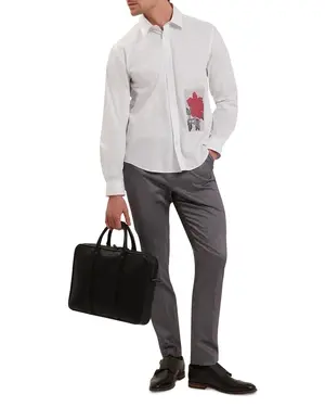 Ted Baker London Alviro Long Sleeve Relaxed Placement Floral Shirt