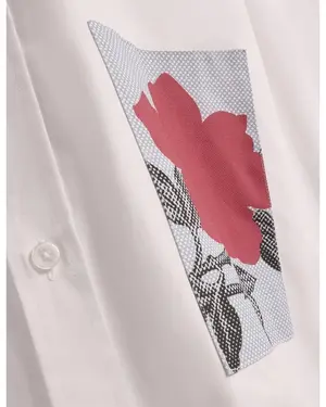 Ted Baker London Alviro Long Sleeve Relaxed Placement Floral Shirt