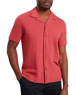 Ted Baker London Fendry Camp Shirt - Deep Pink