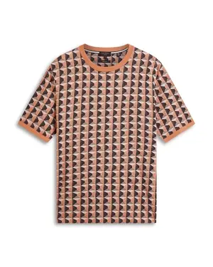 Ted Baker London Safaviy Short Sleeve Painted Geo Tee
