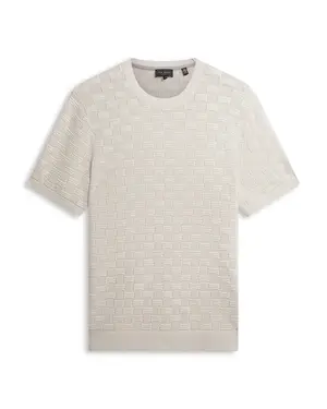 Ted Baker London Watts Textured T-shirt - White
