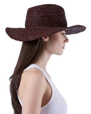 Eugenia Kim Emmanuelle Packable Raffia Fedora
