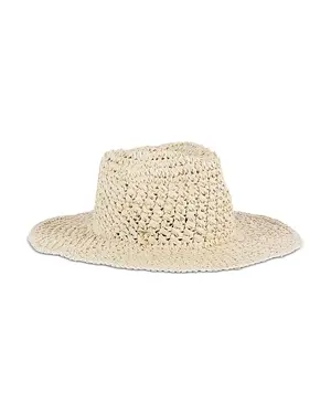 Eugenia Kim Eugenia Kim Emmanuelle Packable Raffia Fedora Natural