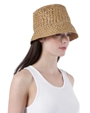 Eugenia Kim Jonah Crocheted Bucket Hat - Camel