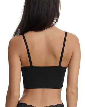 SKARLETT BLUE Cropped Lace Cami - Black