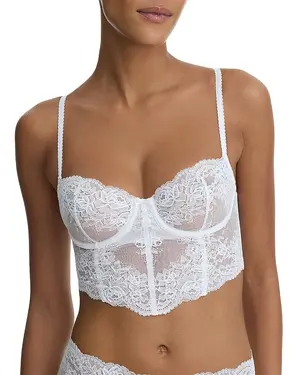 SKARLETT BLUE Skarlett Blue Cropped Lace Cami White