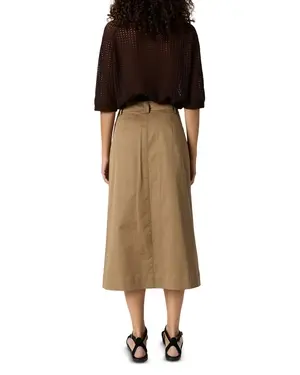 Gerard Darel Jasmina Button-front Midi Skirt