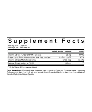 CODEAGE Liposomal L-methylfolate 5-mthf+ Capsules