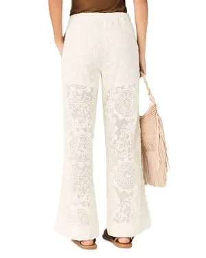 Maje Paros Guipure Lace Pants